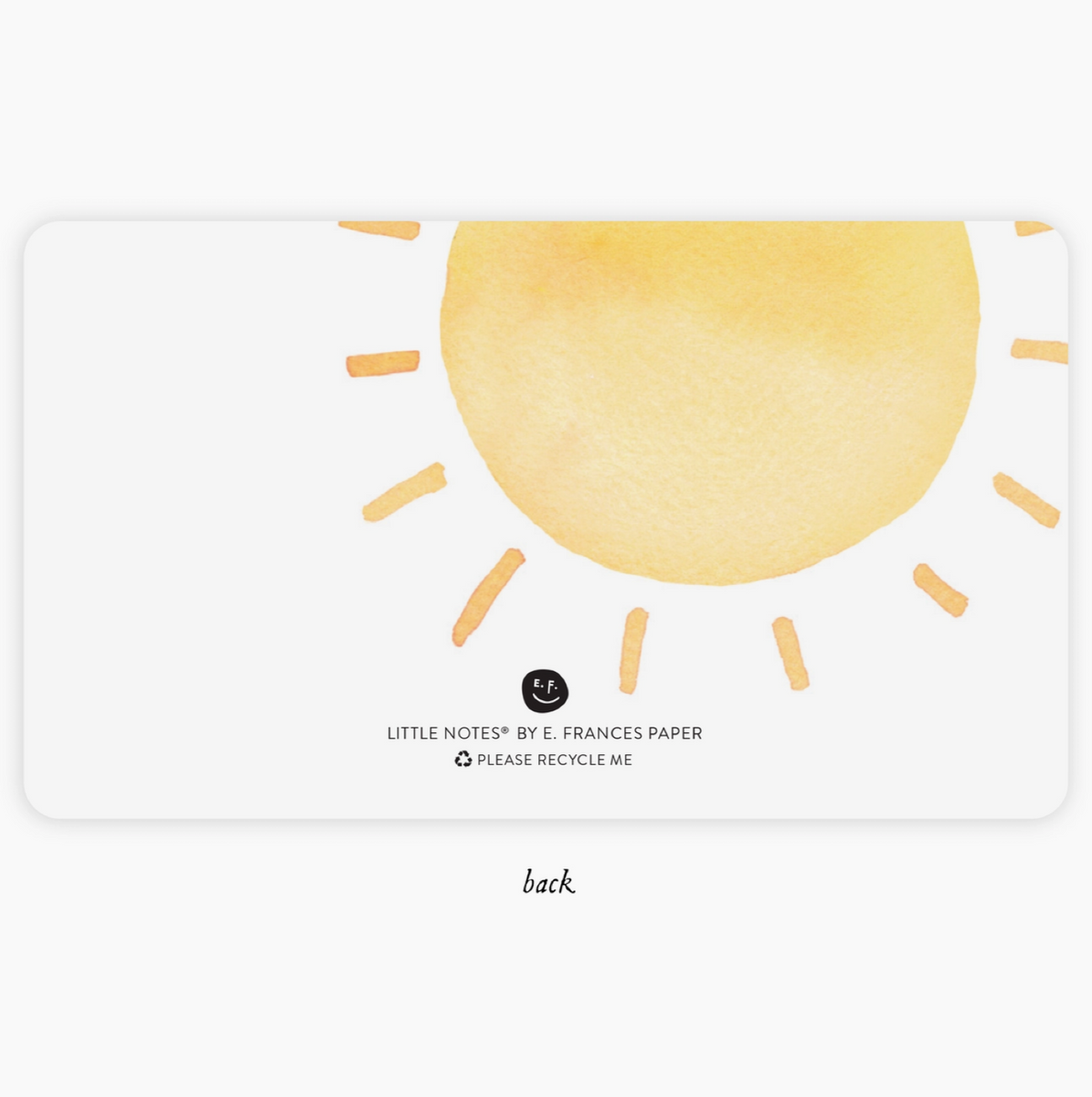 Little Notes - Cloud Sun – Full Circle Gifts & Goods