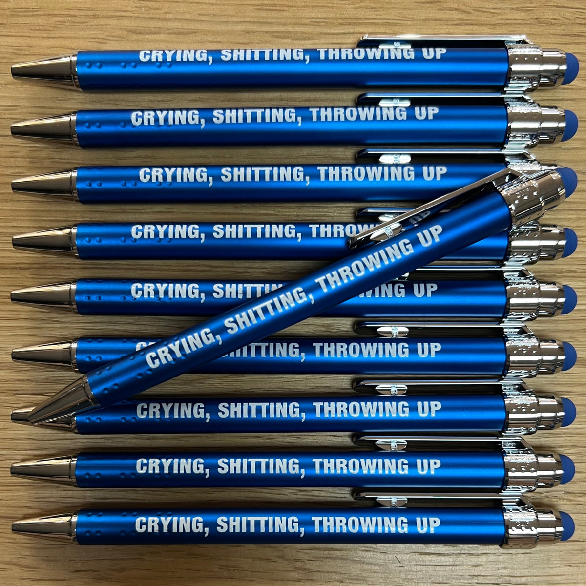 Crying Shitting Throwing Up Ballpoint Pen – Full Circle Gifts & Goods