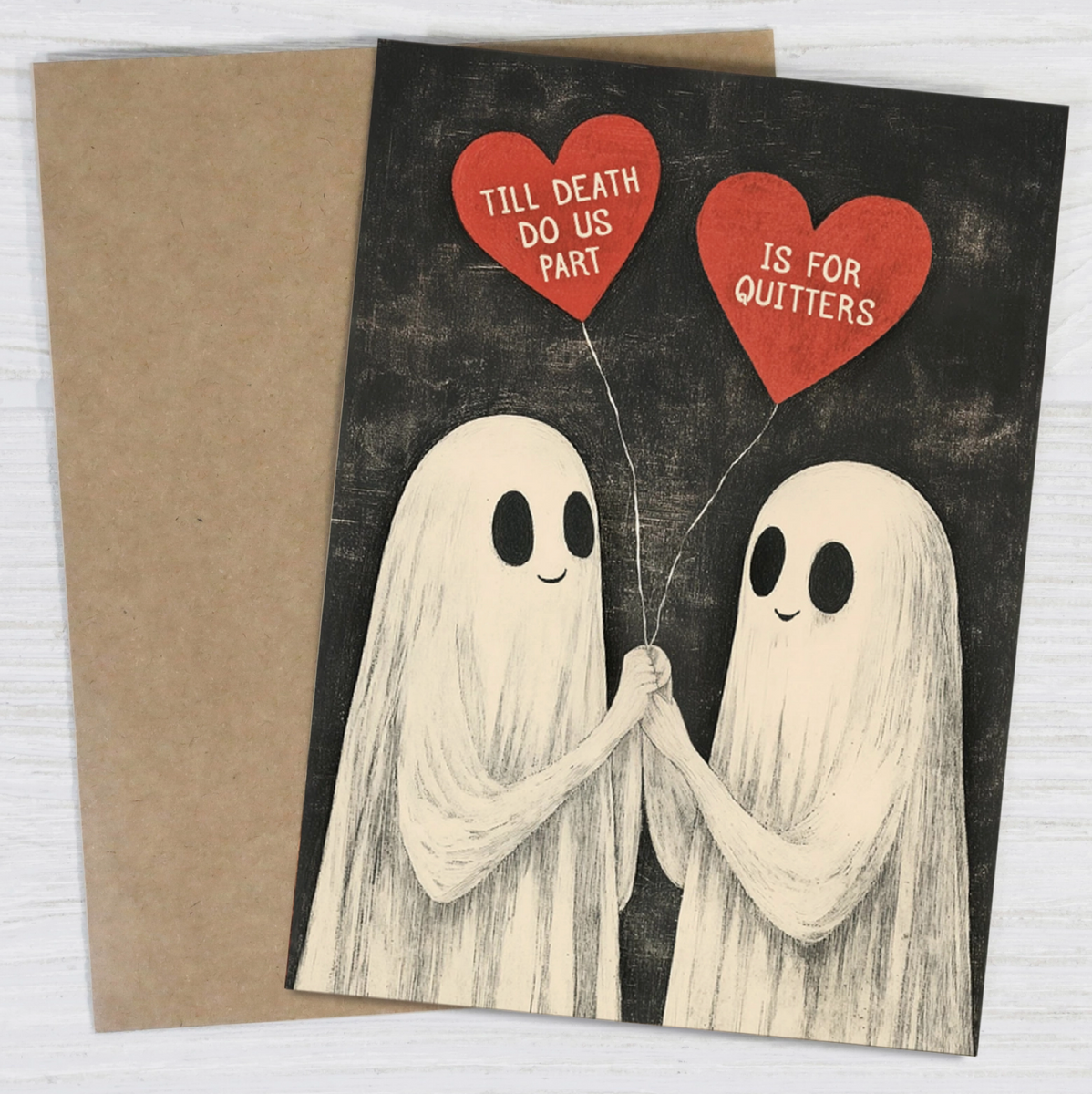 Till Death Do Us Part Is For Quitters Love Card – Full Circle Gifts & Goods